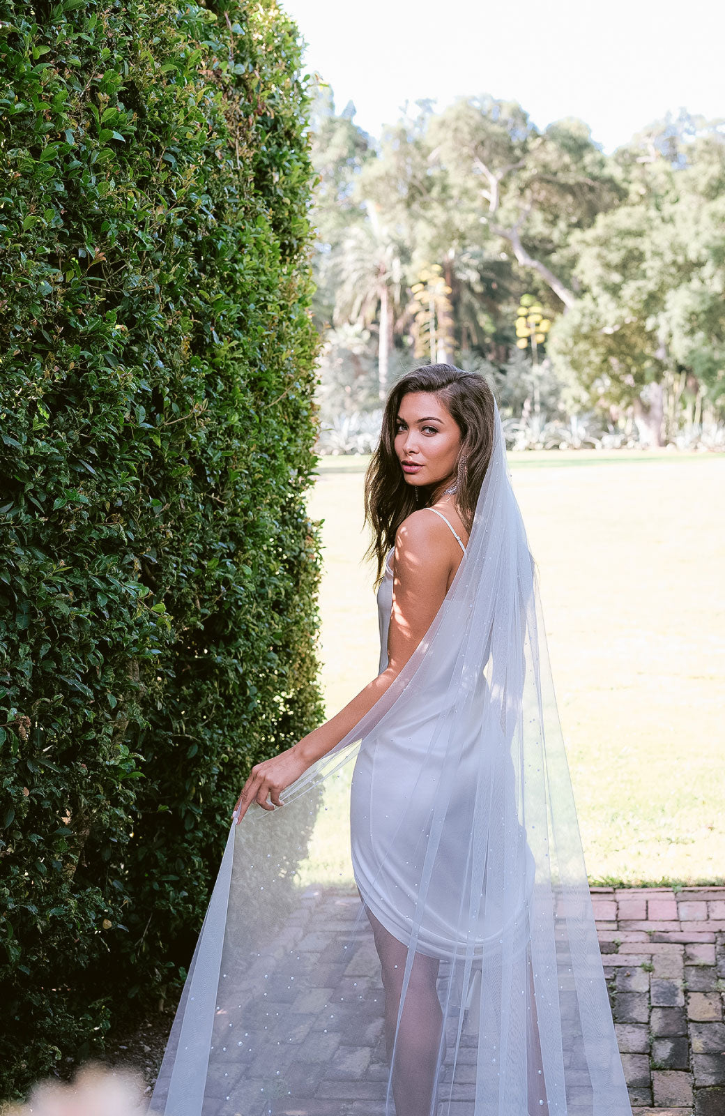 Daphne Newman Kennedy Pearl Wedding Veil – Daphne Newman Design